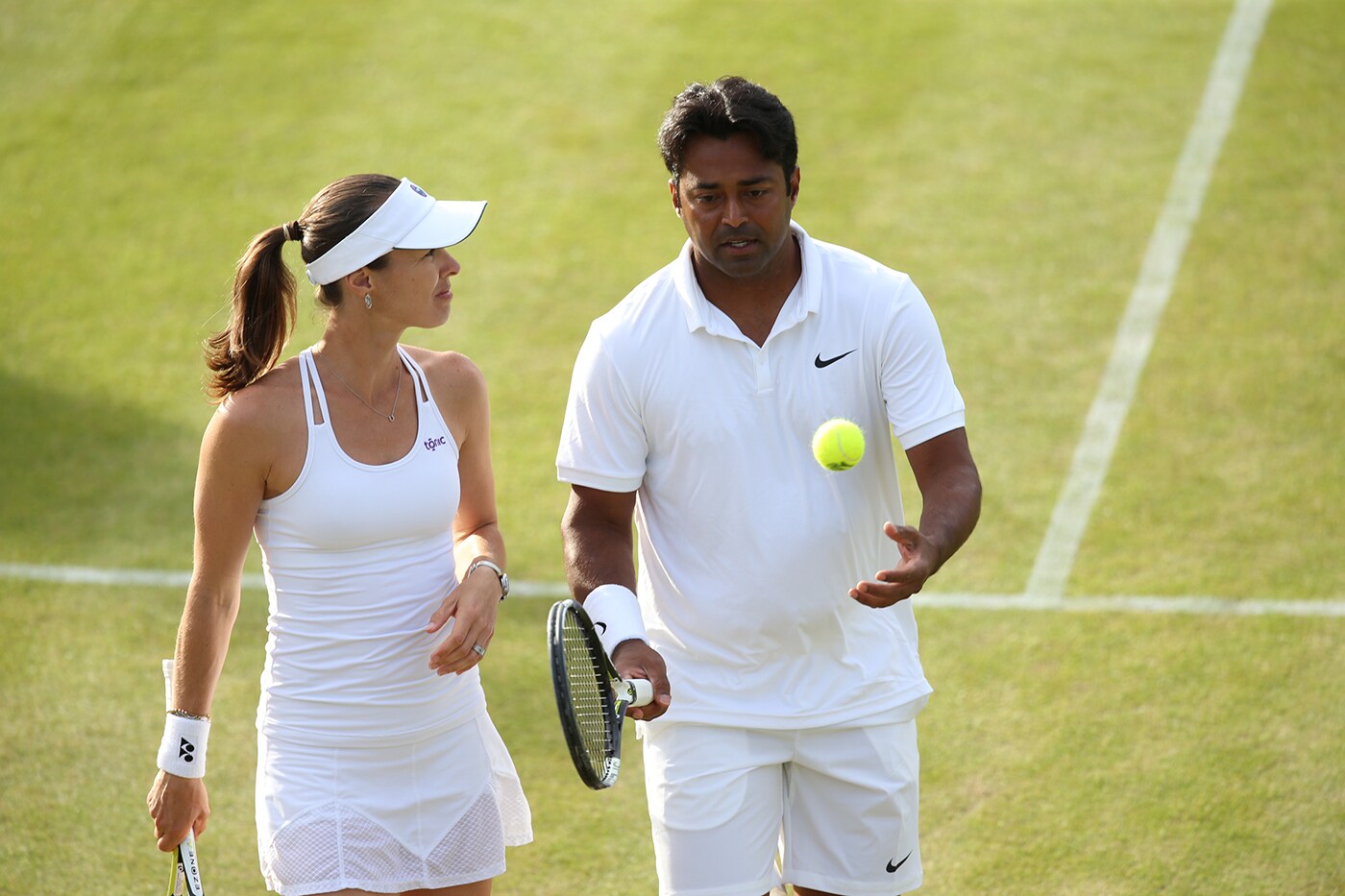 Hingis and Mirza making strides in mixed - The Championships, Wimbledon ...