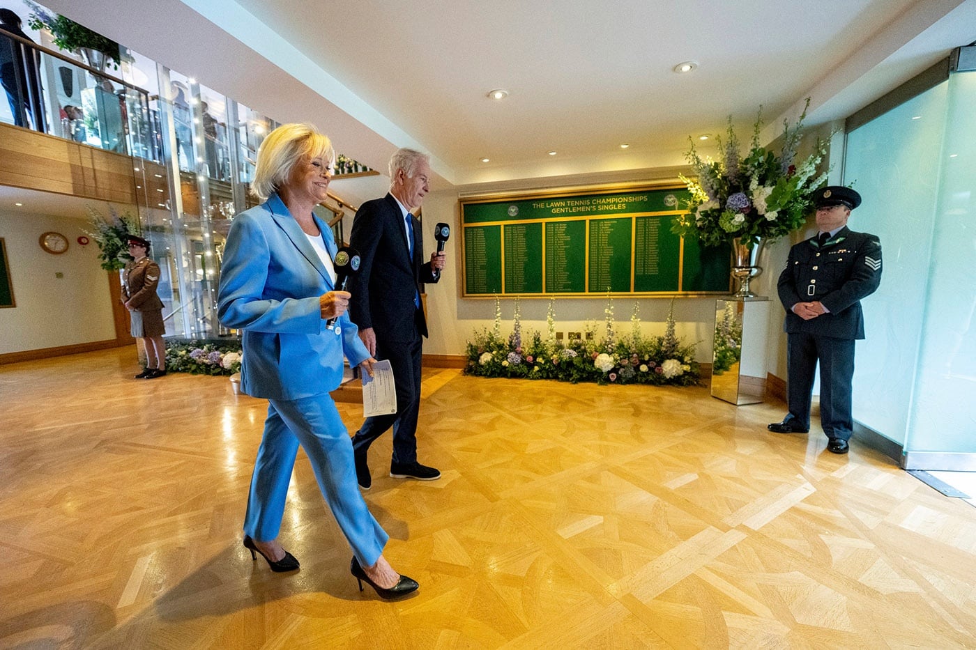 Sue Barker receives Wimbledon Distinguished Service Award - The Championships, Wimbledon ...