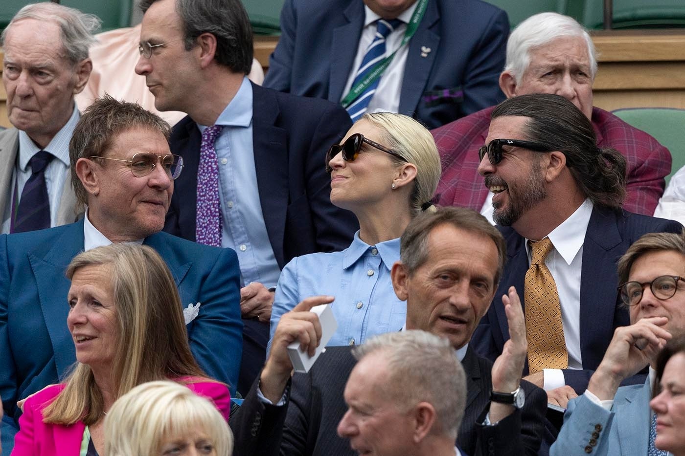 Simon Le Bon, Dave Jordyn Grohl in the Royal Box during the Marketa ...