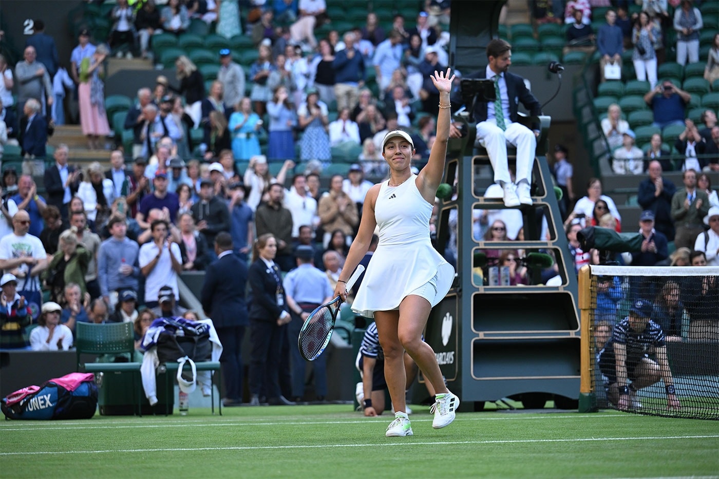 Wimbledon 2023: Jessica Pegula through against Cristina Bucsa - The Championships, Wimbledon ...