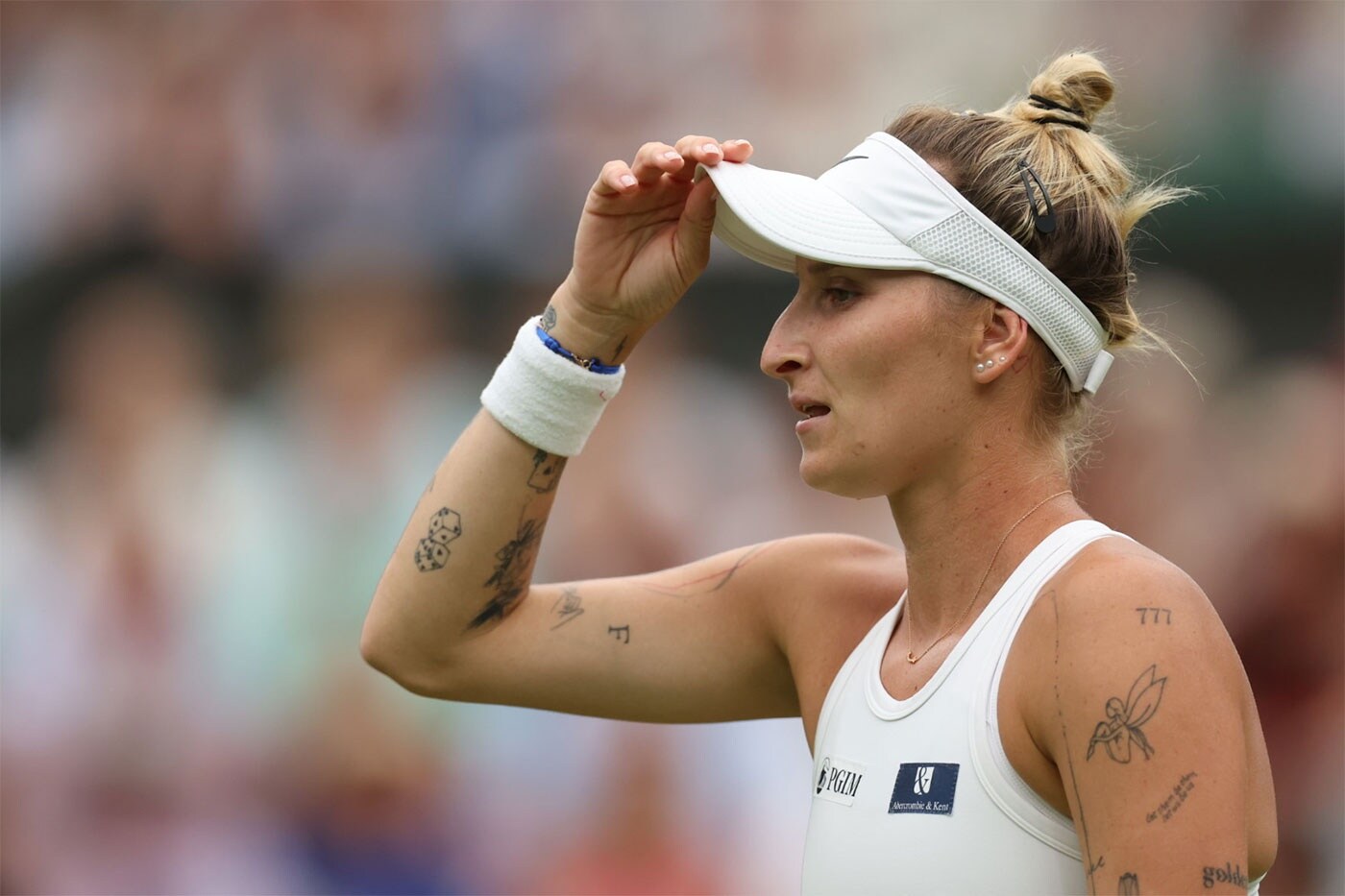 Elina Svitolina versus Marketa Vondrousova ladies' semi-final Wimbledon ...