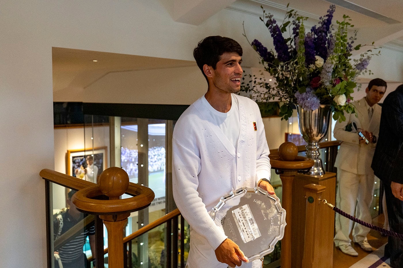 Wimbledon: Carlos Alcaraz 'happy' and praises 'unbelievable' Jannik ...