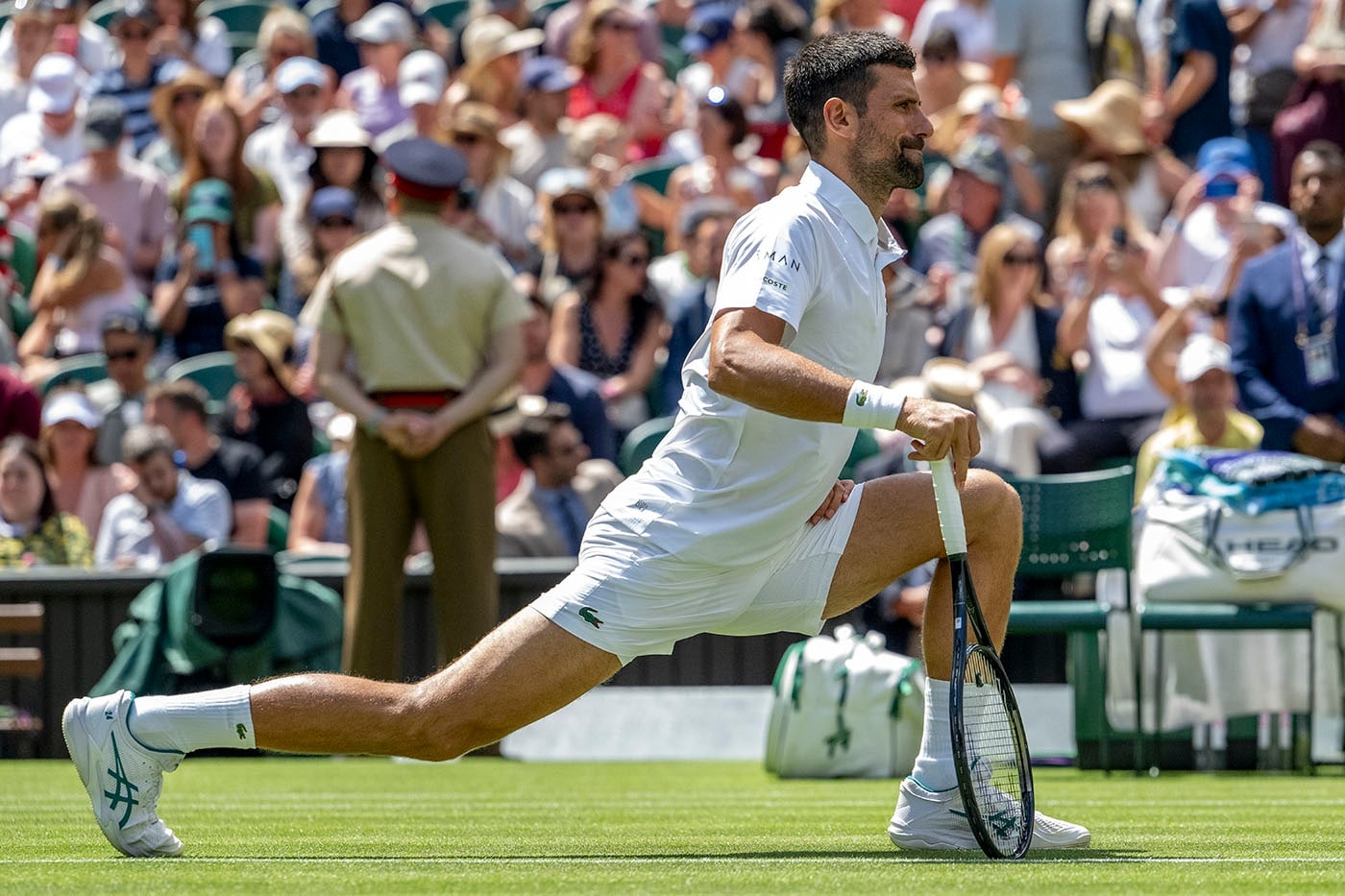 Wimbledon: Djokovic too strong for Evans - The Championships, Wimbledon ...