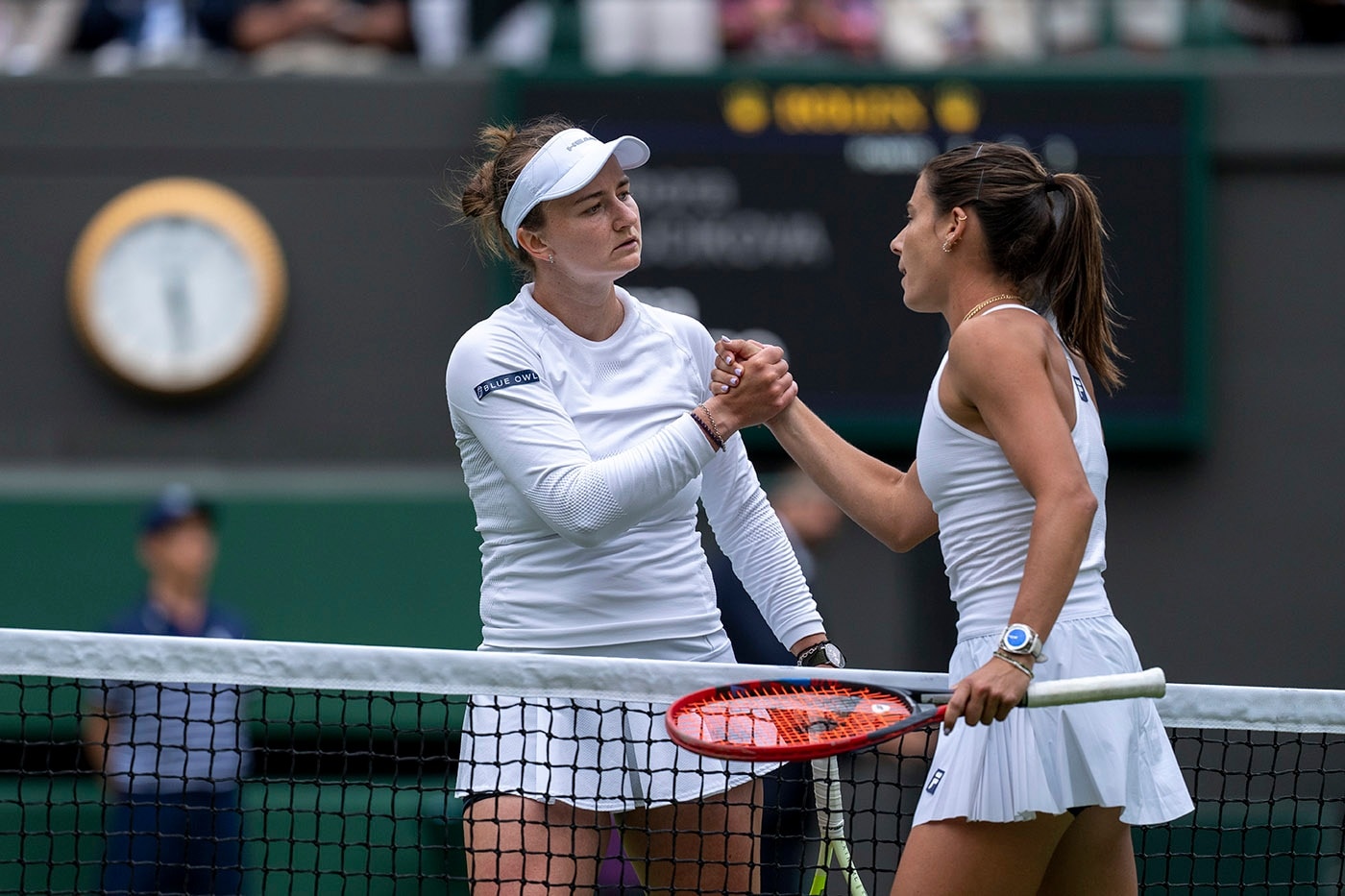 High emotions: Navarro over Krejcikova - The Championships, Wimbledon ...