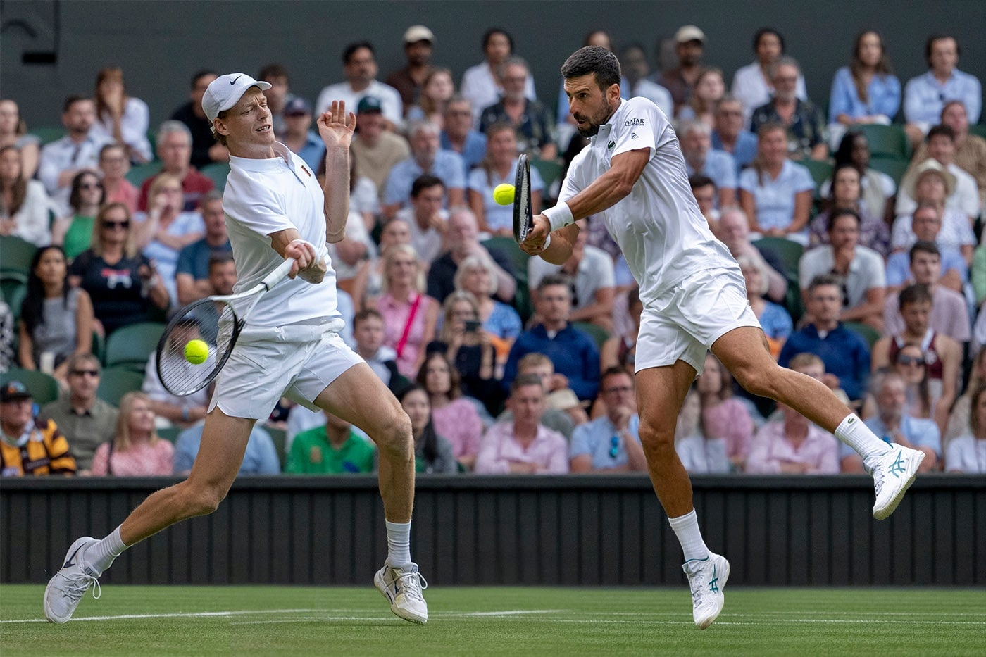 Wimbledon: Djokovic and Sinner slip-sliding their way to the semis ...