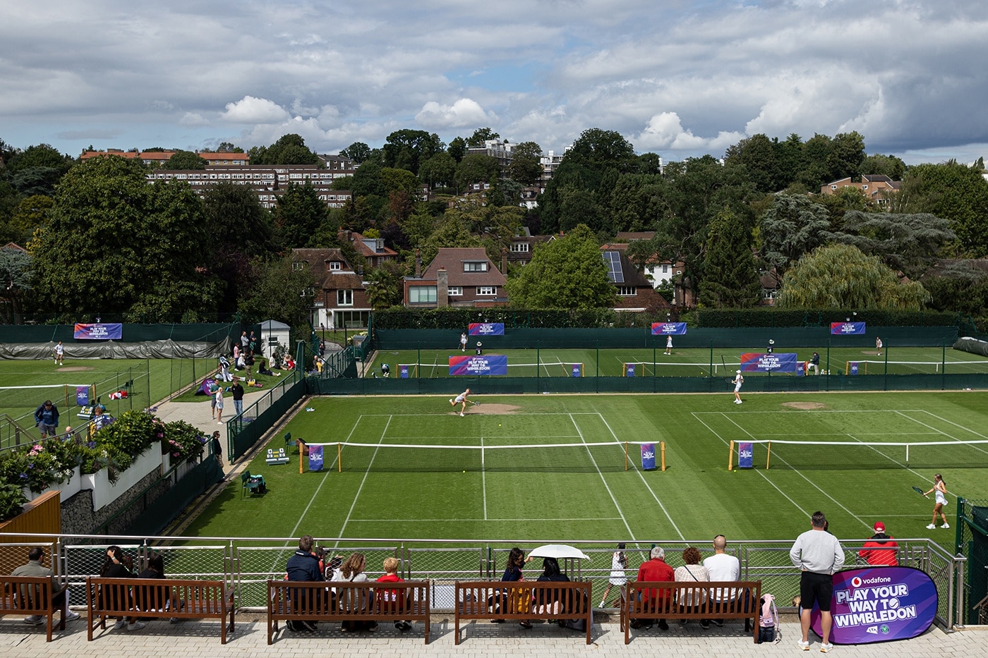 Action from Play Your Way to Wimbledon, Powered by Vodafone - The ...