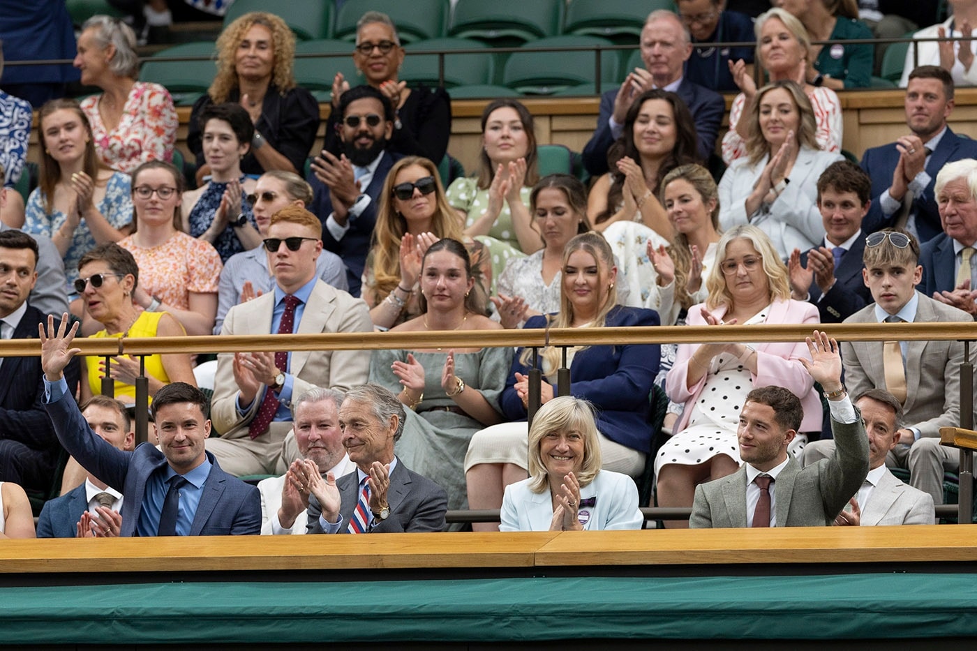 Sports stars pack Wimbledon Royal Box on Sunday – the second of a two ...