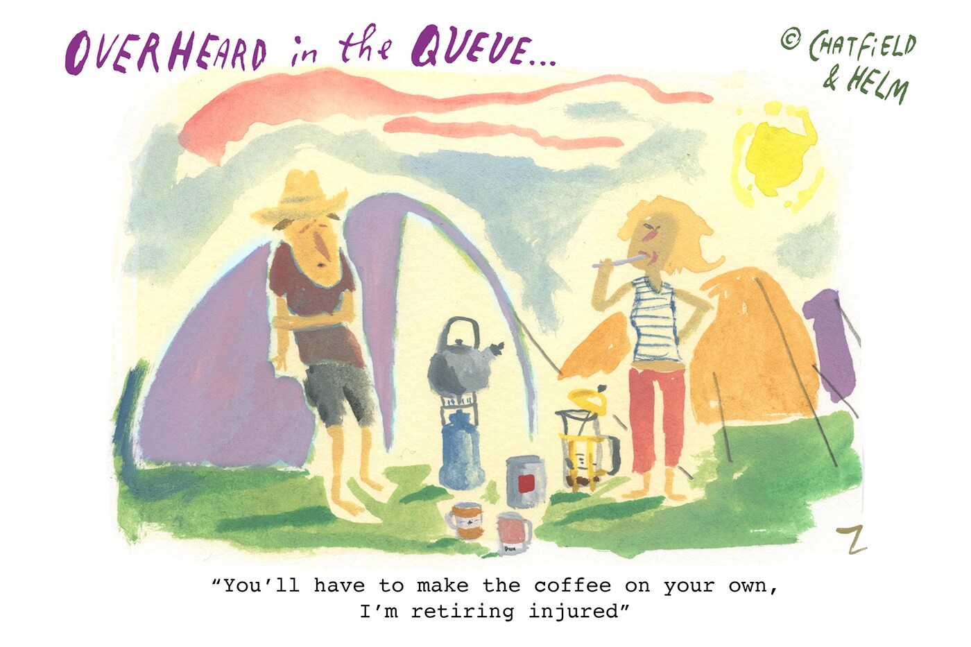 Overheard in the Queue Cartoon - The Championships, Wimbledon ...