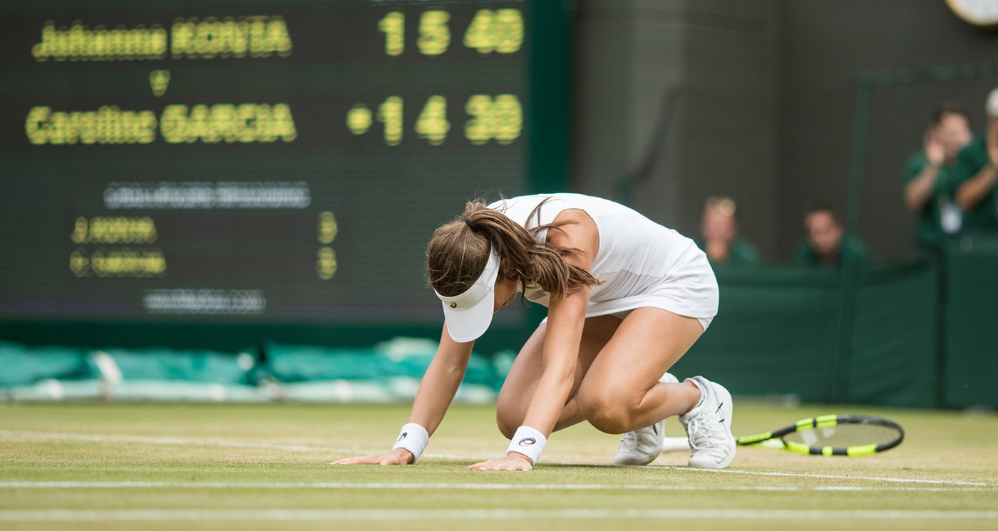 Konta hangs on to extend fairytale run - The Championships, Wimbledon ...