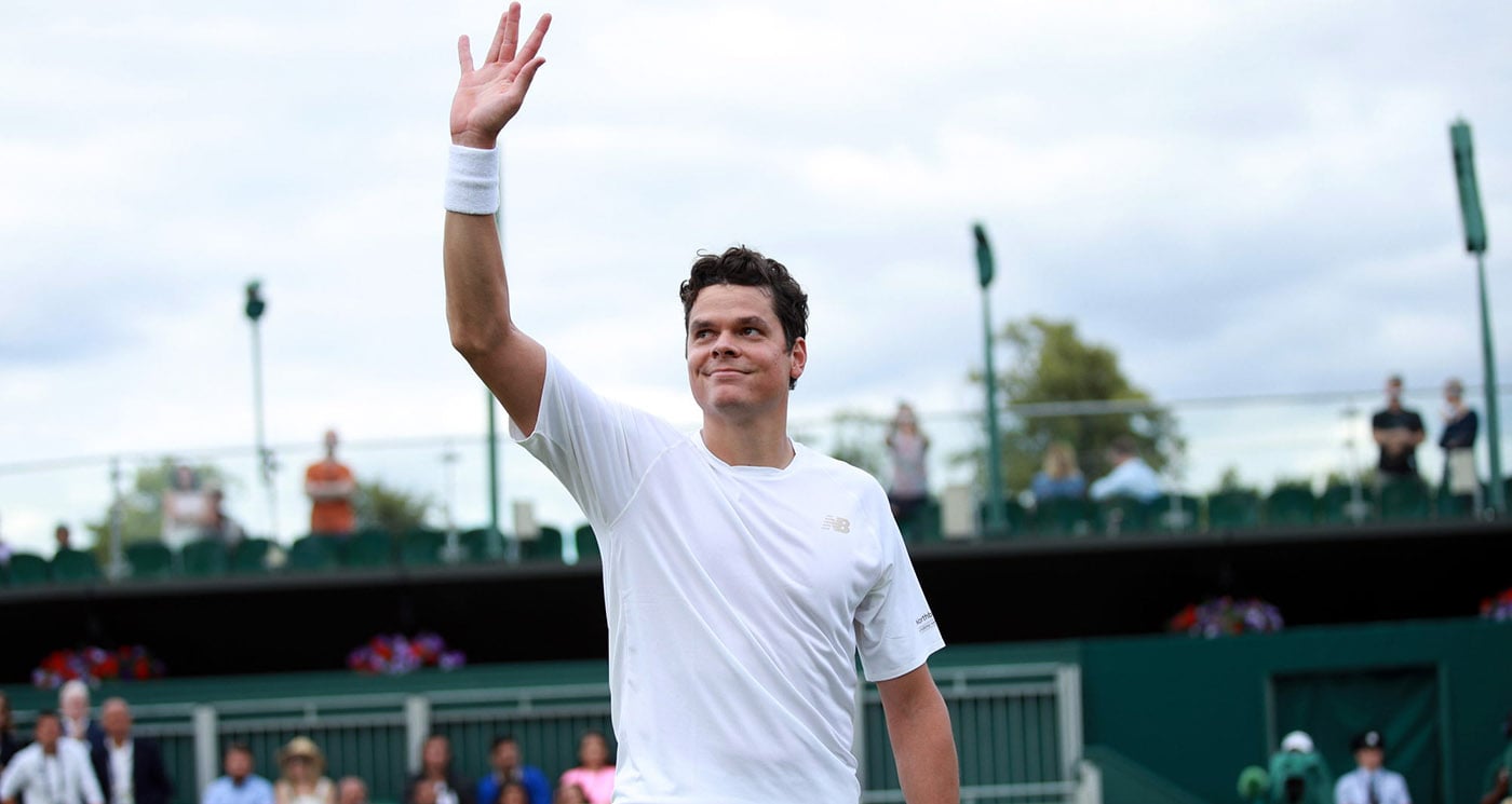 Milos Raonic: first round - The Championships, Wimbledon - Official ...