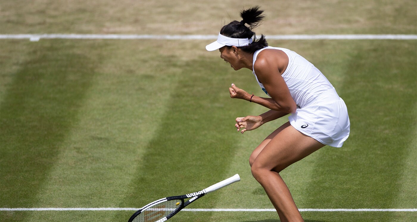 Shuai Zhang: fourth round - The Championships, Wimbledon - Official ...