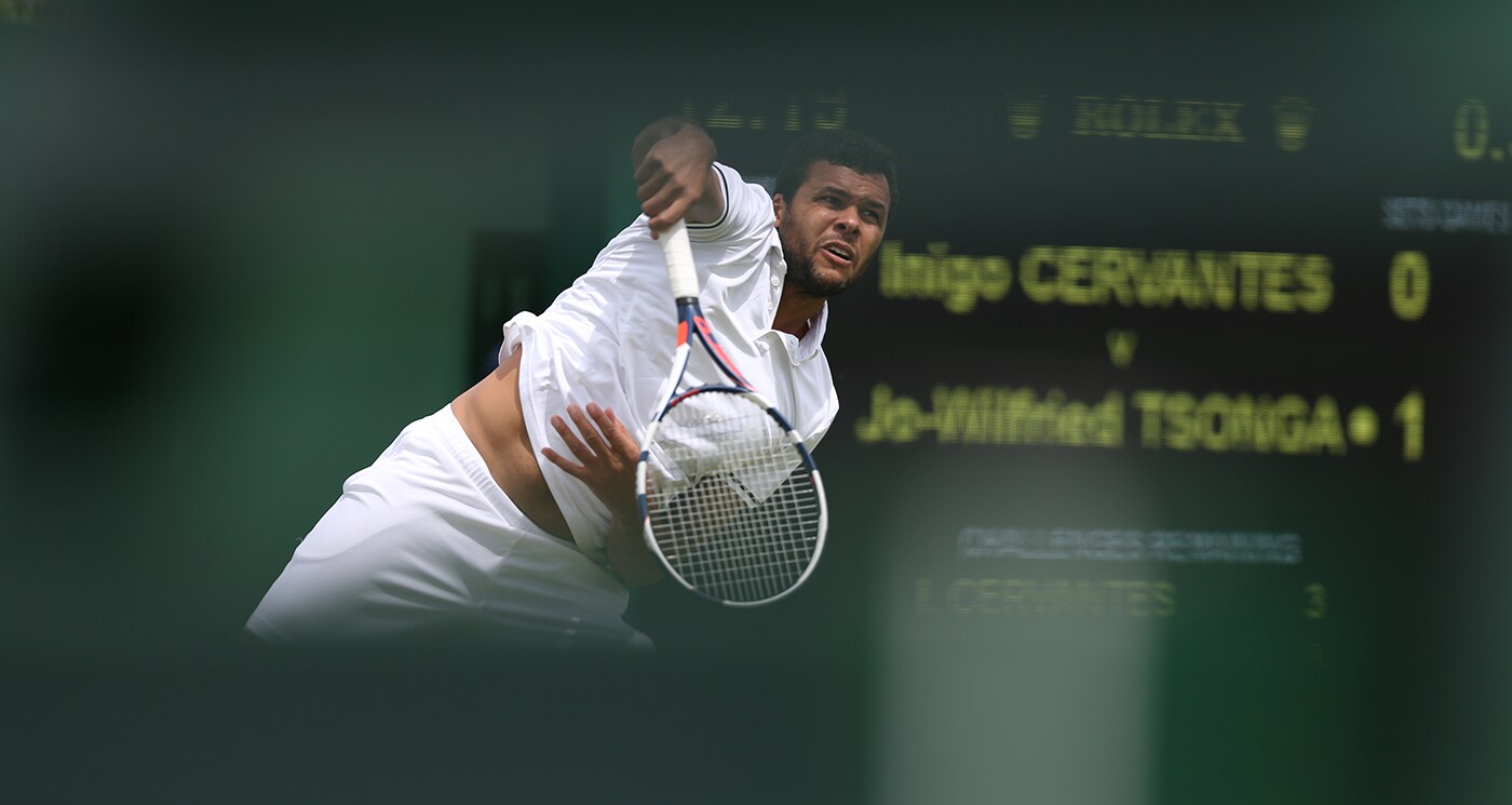 Tsonga maintains perfect record - The Championships, Wimbledon ...