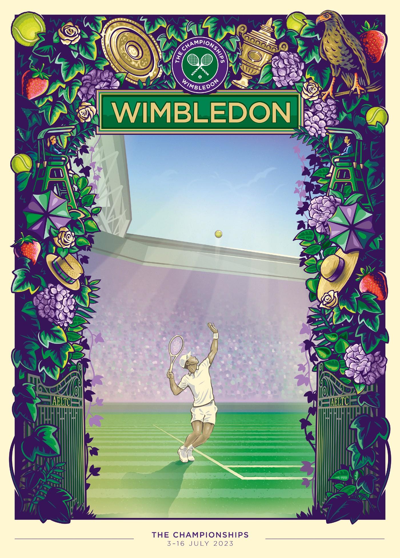Poster - The Championships, Wimbledon - Official Site by IBM